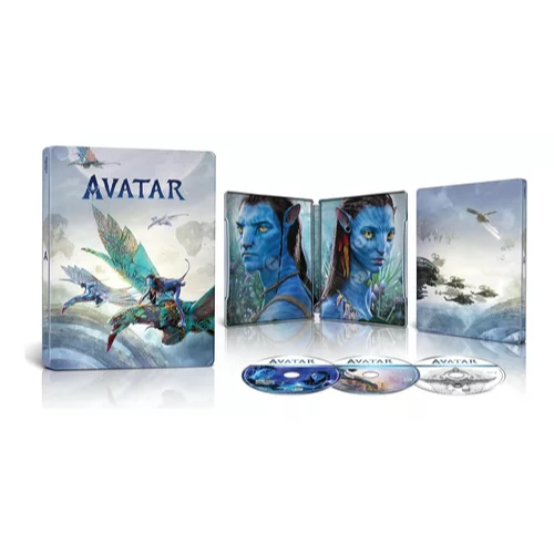 Steelbook 4k + Blu-ray Avatar - James Cameron Lacrado Remasterizado ...