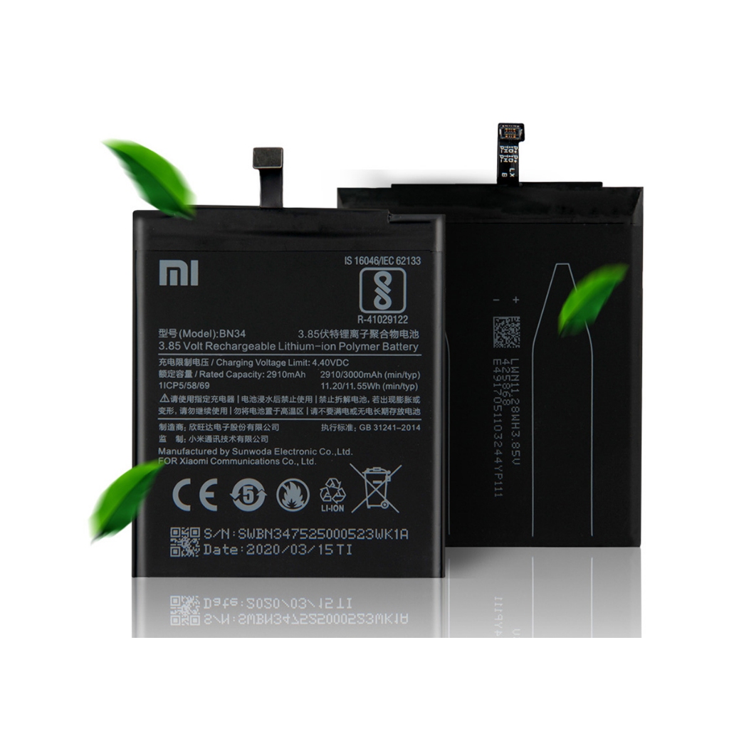 Bateria BN34 Para Xiaomi Redmi 5A | Shopee Brasil