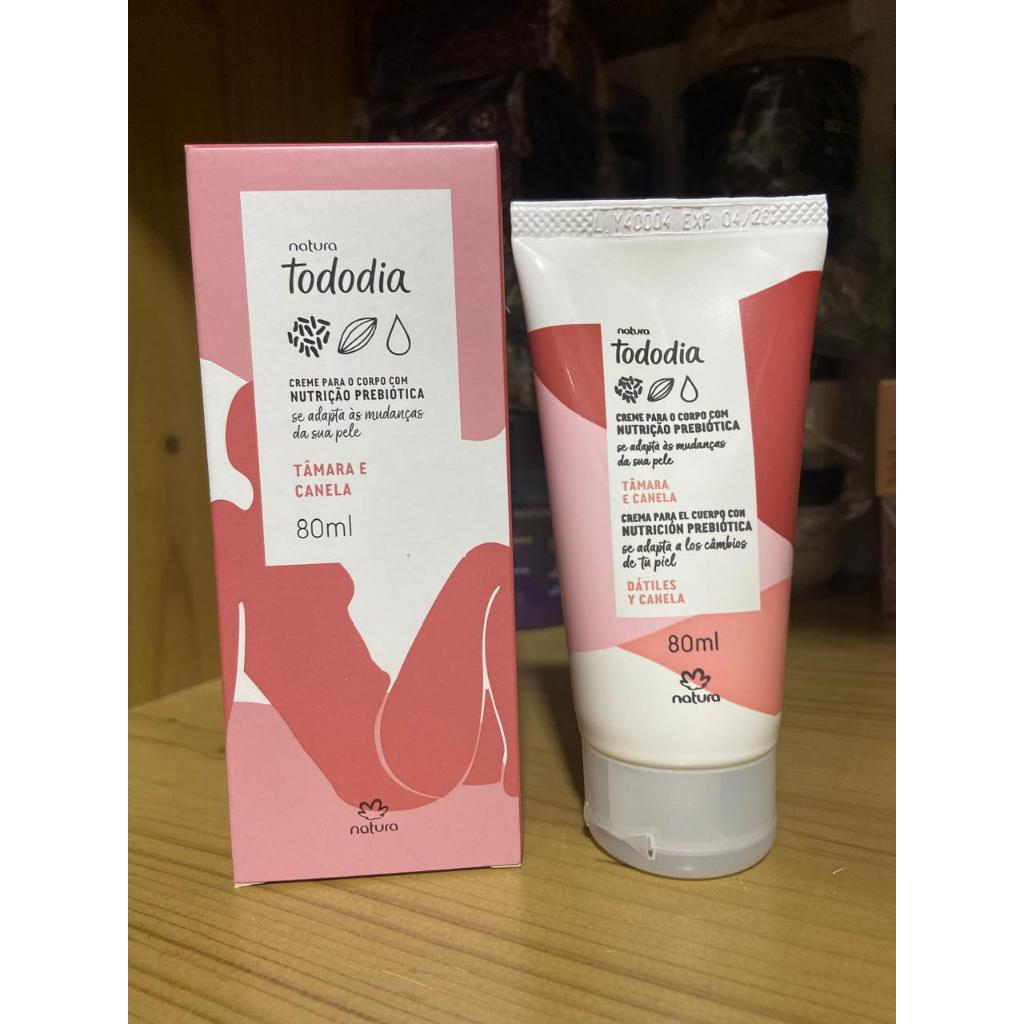 Creme Desodorante Nutritivo Tododia Tâmara E Canela 80mL Natura | Shopee Brasil