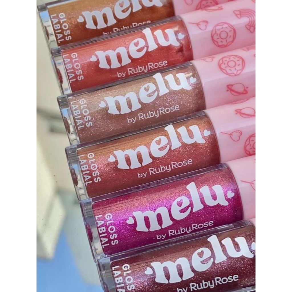 Gloss Labial Brilhante melu | Shopee Brasil