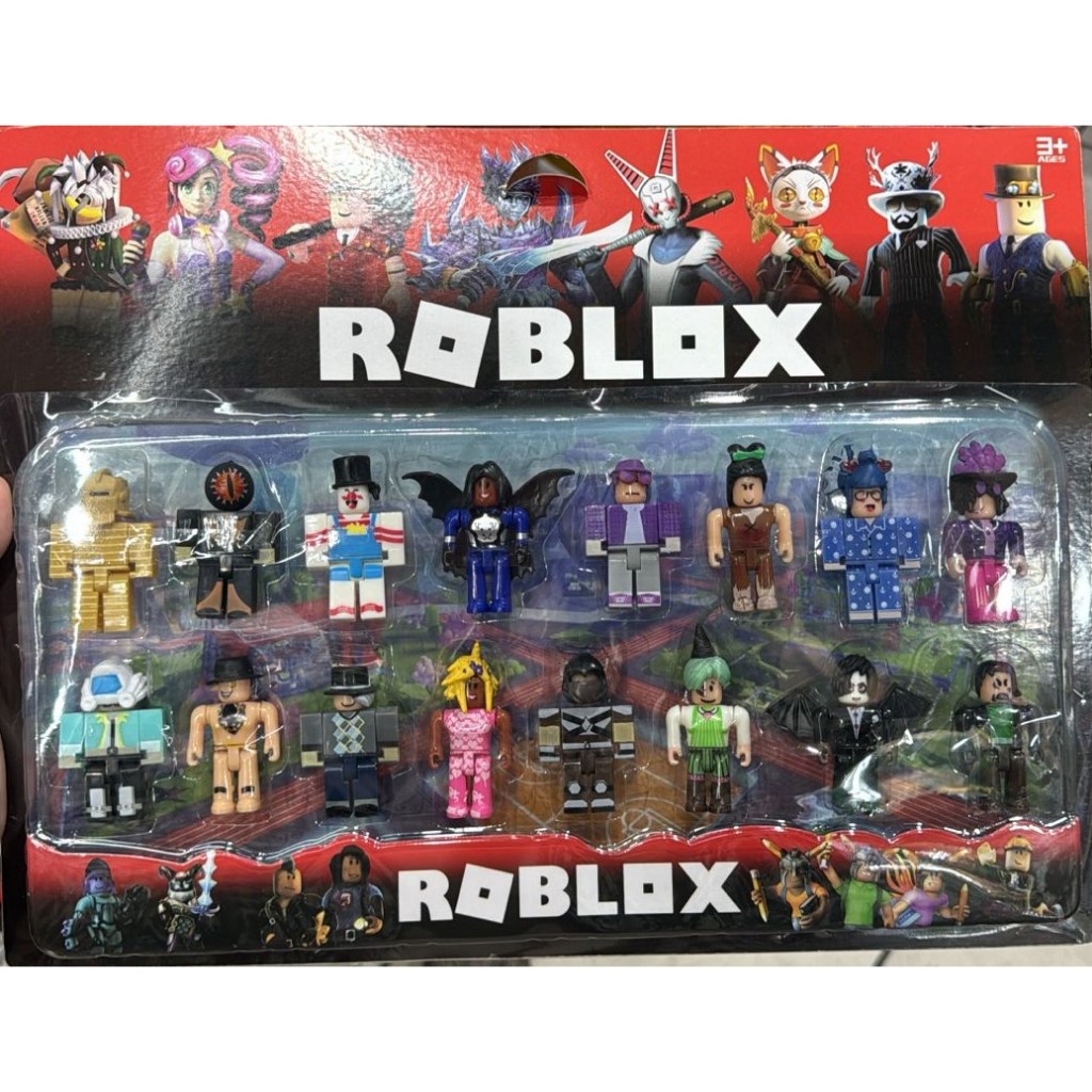 Lançamento Kit Roblox 16 Bonecos Articulados Cartela Grande Lego Kit ...