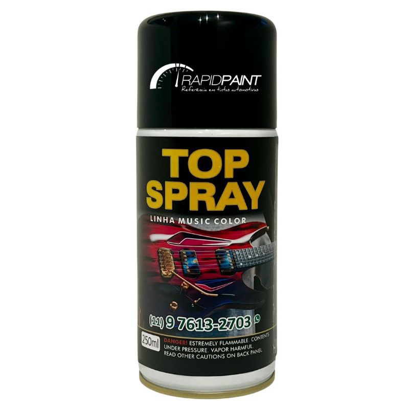 SPRAY GUITARRA CORES METALICAS E PEROLIZADAS TOP SPRAY | Shopee Brasil