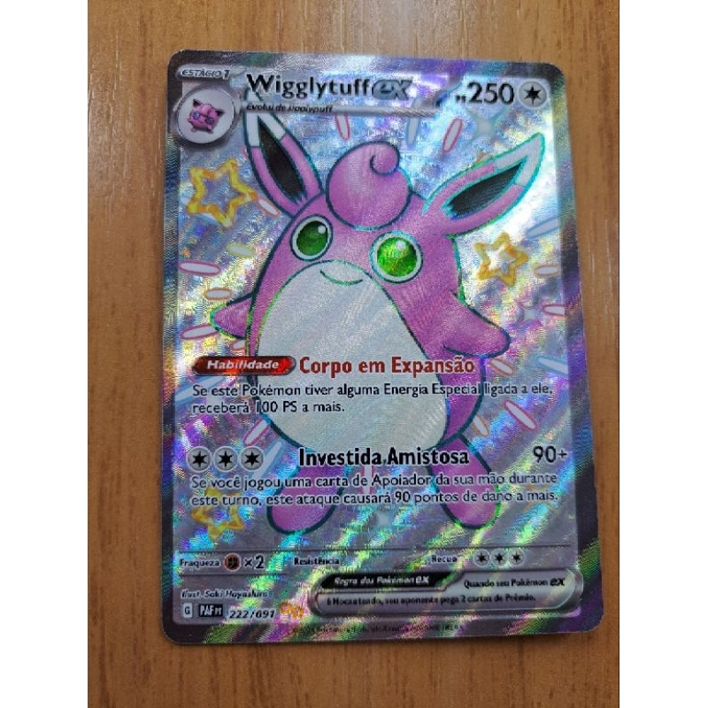 Carta Wigglytuff Card Pokémon Wigglytuff Foil Original E Nova