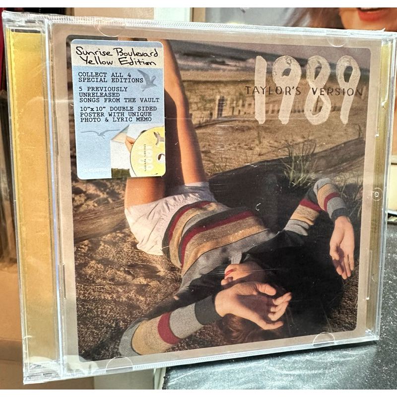 CD 1989 (Taylor's Version) (Yellow Version) - Taylor Swift | Shopee Brasil