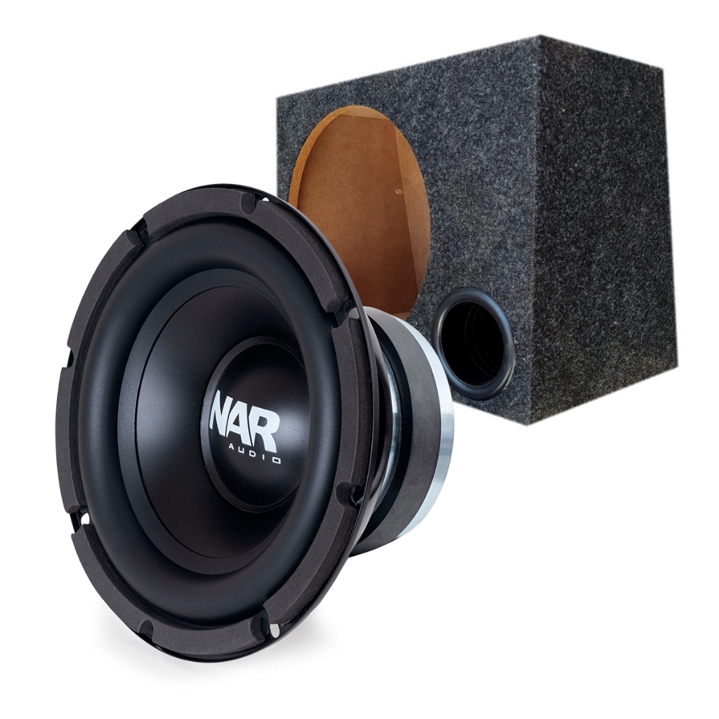 Caixa + Subwoofer Largo L1 Nar Audio 8 Polegadas 200wrms 4 Ohms ...