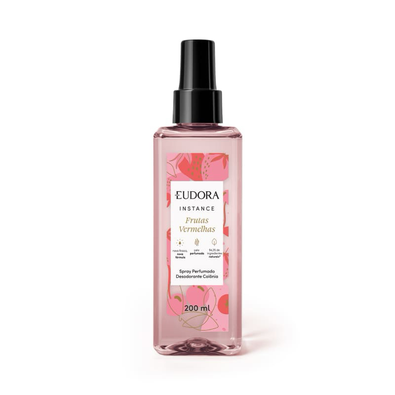 Body Splash Spray Perfumado Desodorante Colônia Instance Frutas ...