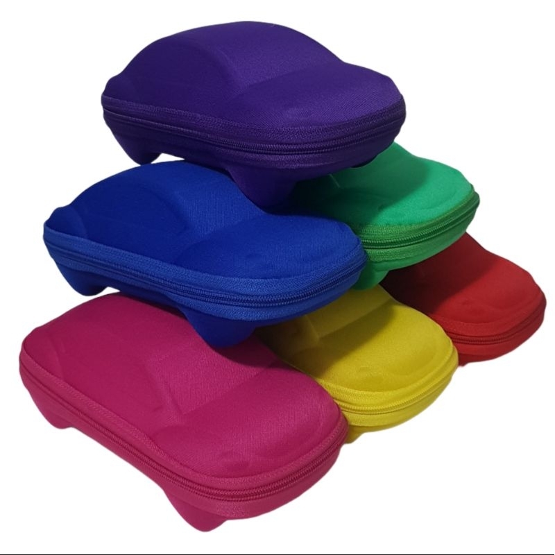Porta óculos estojo case INFANTIL carrinho com ziiper cores | Shopee Brasil