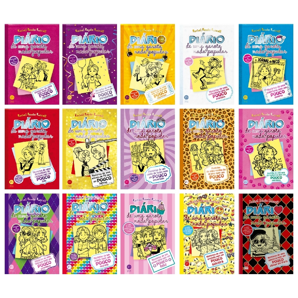 Coleção Diário de uma garota nada popular | Rachel R. Russell | Capa ...