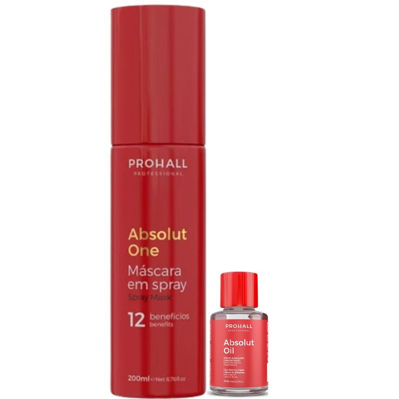 Prohall Absolut One Mascara Spray Térmico 200ml | Shopee Brasil