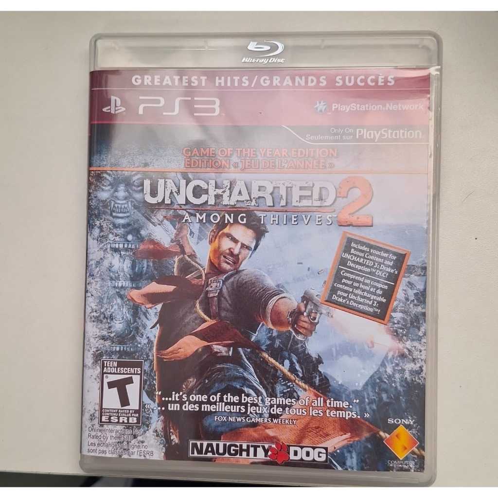 Uncharted 2 Among Thieves 2 PS3 Físico - Escorrega o Preço