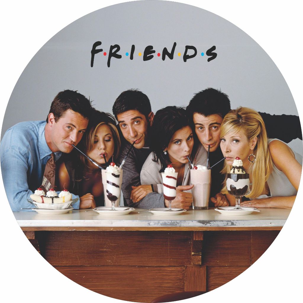 Painel Redondo em Lona Festa Tema Friends | Shopee Brasil