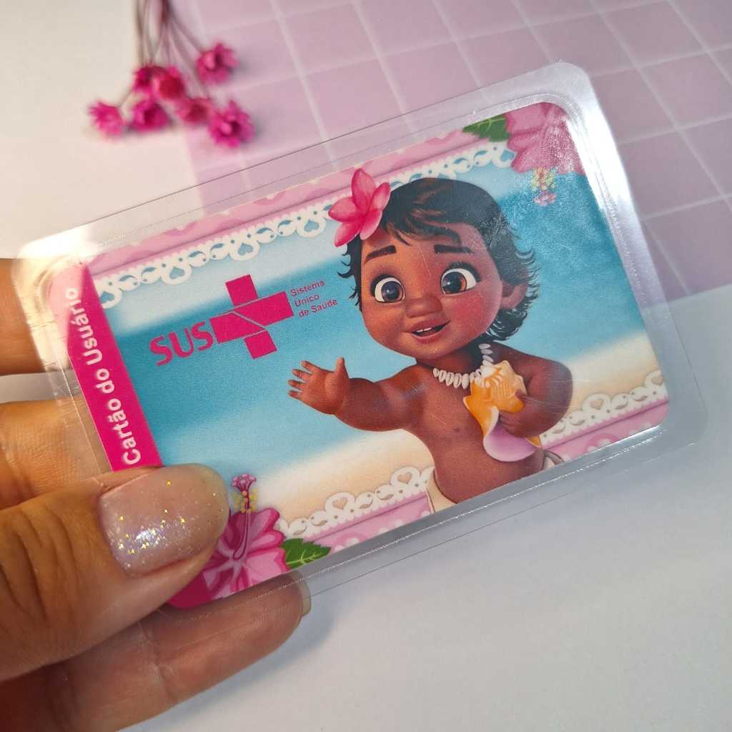 Cartão SUS Personalizado - Moana Baby | Shopee Brasil