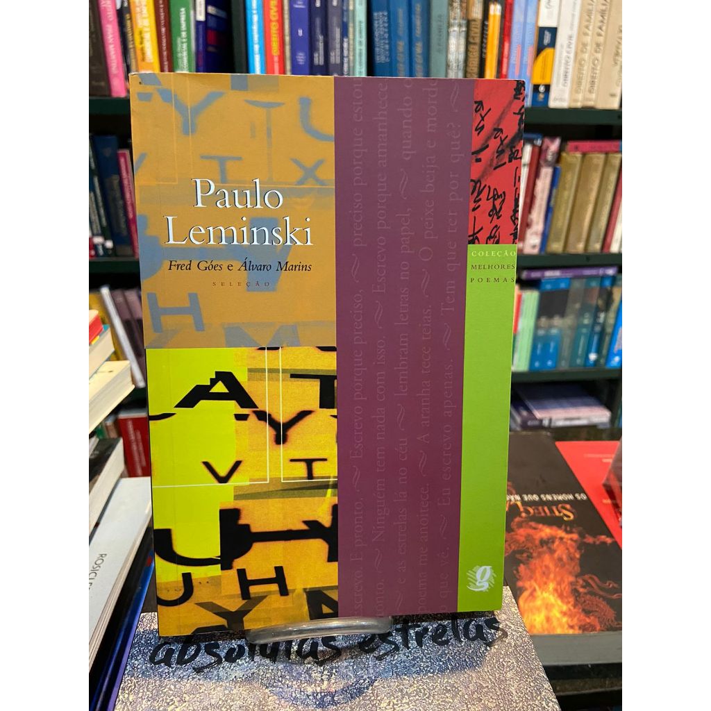 Paulo Leminski - Coleção Melhores Poemas | Shopee Brasil