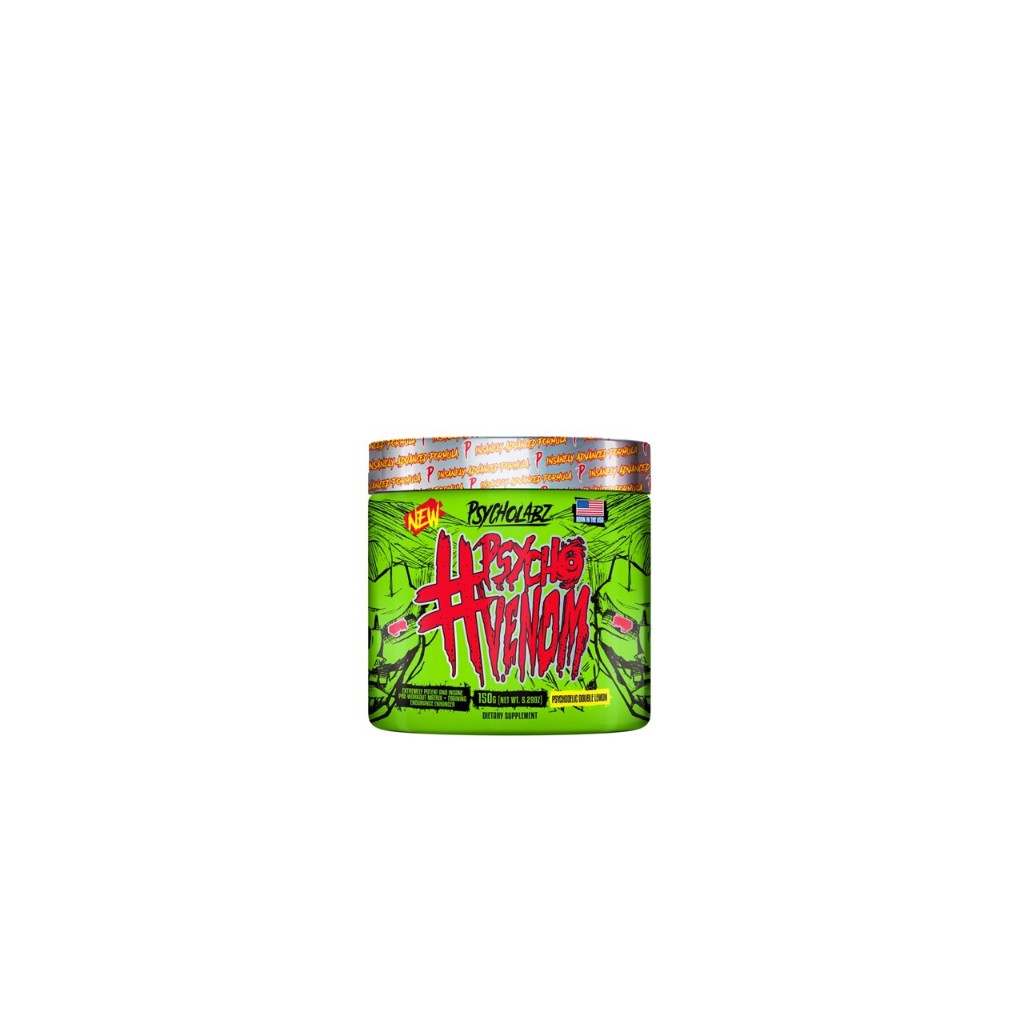 Pre Treino Psycho Venom 50g sabor Psychotic Double Lemon | Shopee Brasil