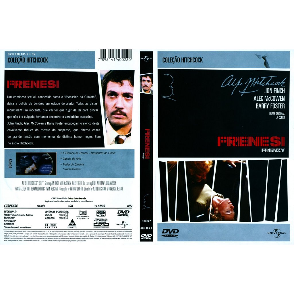 DVD Frenesi 1972 Dublado/Dual Áudio HD1080p | Shopee Brasil