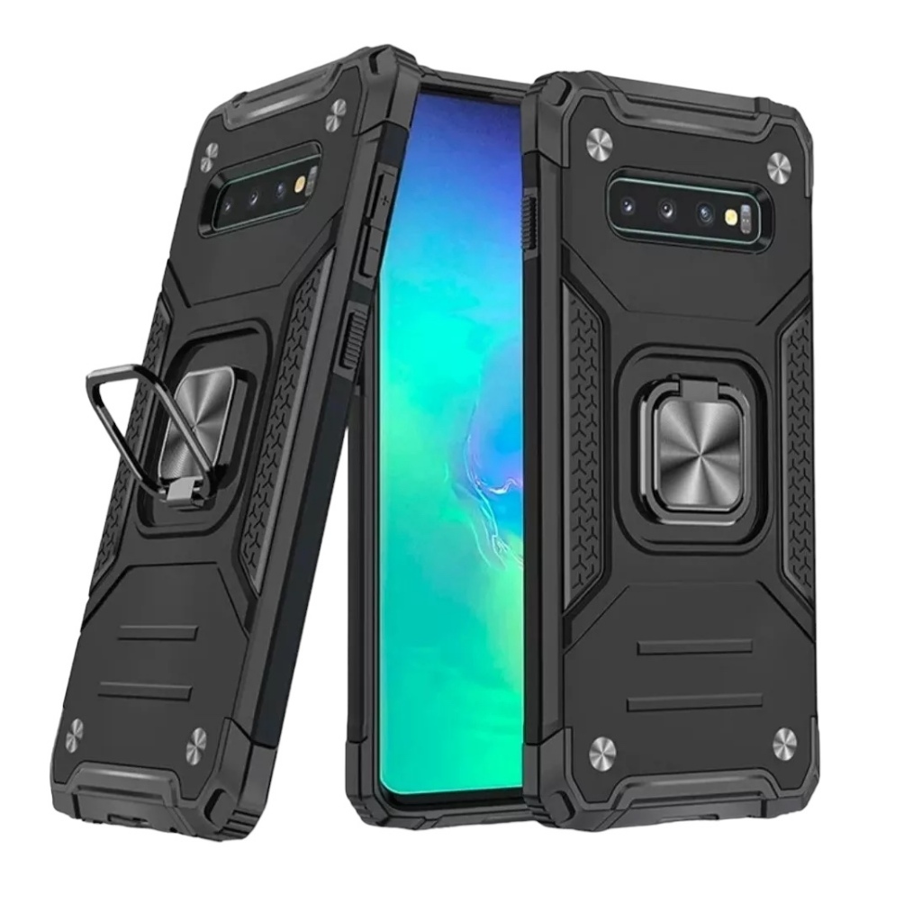 Capa Máxima Proteção Com Suporte Anel Para Samsung Galaxy S9/ S9+/ S10 ...