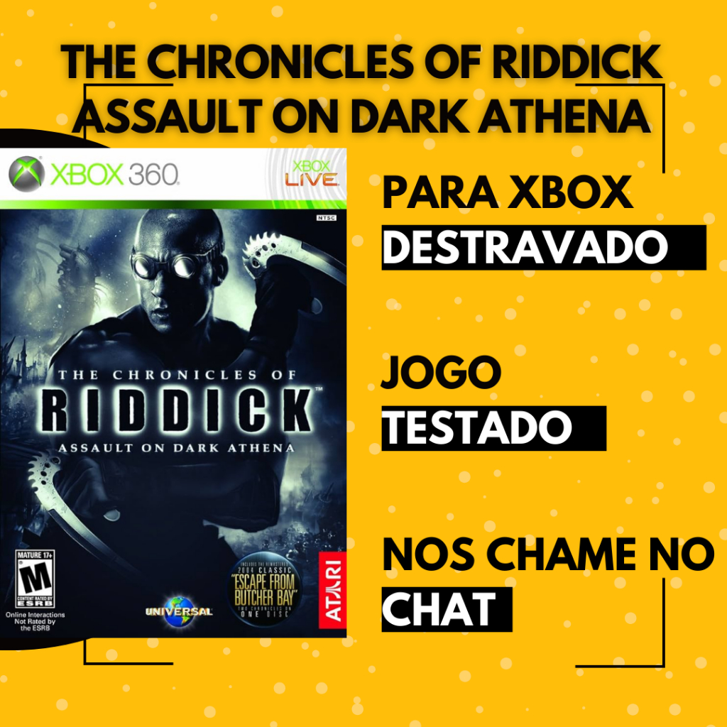 The Chronicles Of Riddick Assault On Dark Athena - AVENTURA - XBOX 360 ...