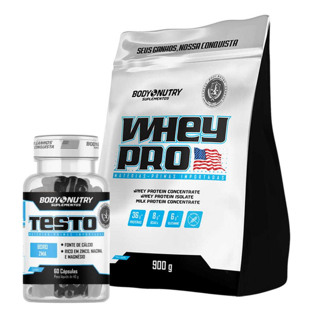 Suplemento Academia Body Nutry Whey Pro Testo Body Nutry | Shopee Brasil