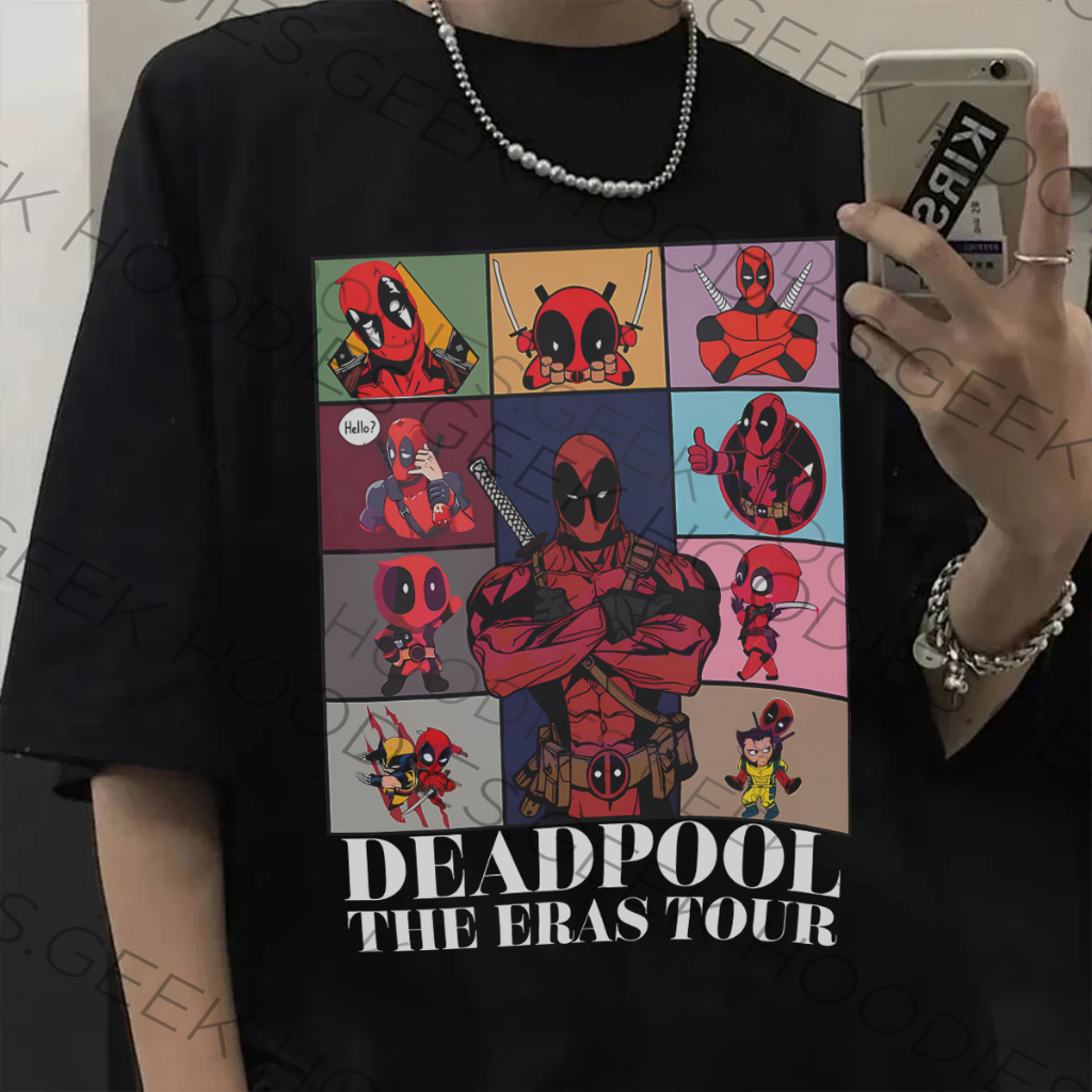 Camiseta Basica Algodao Deadpool Wolverine The Eras Tour Filme Unissex ...