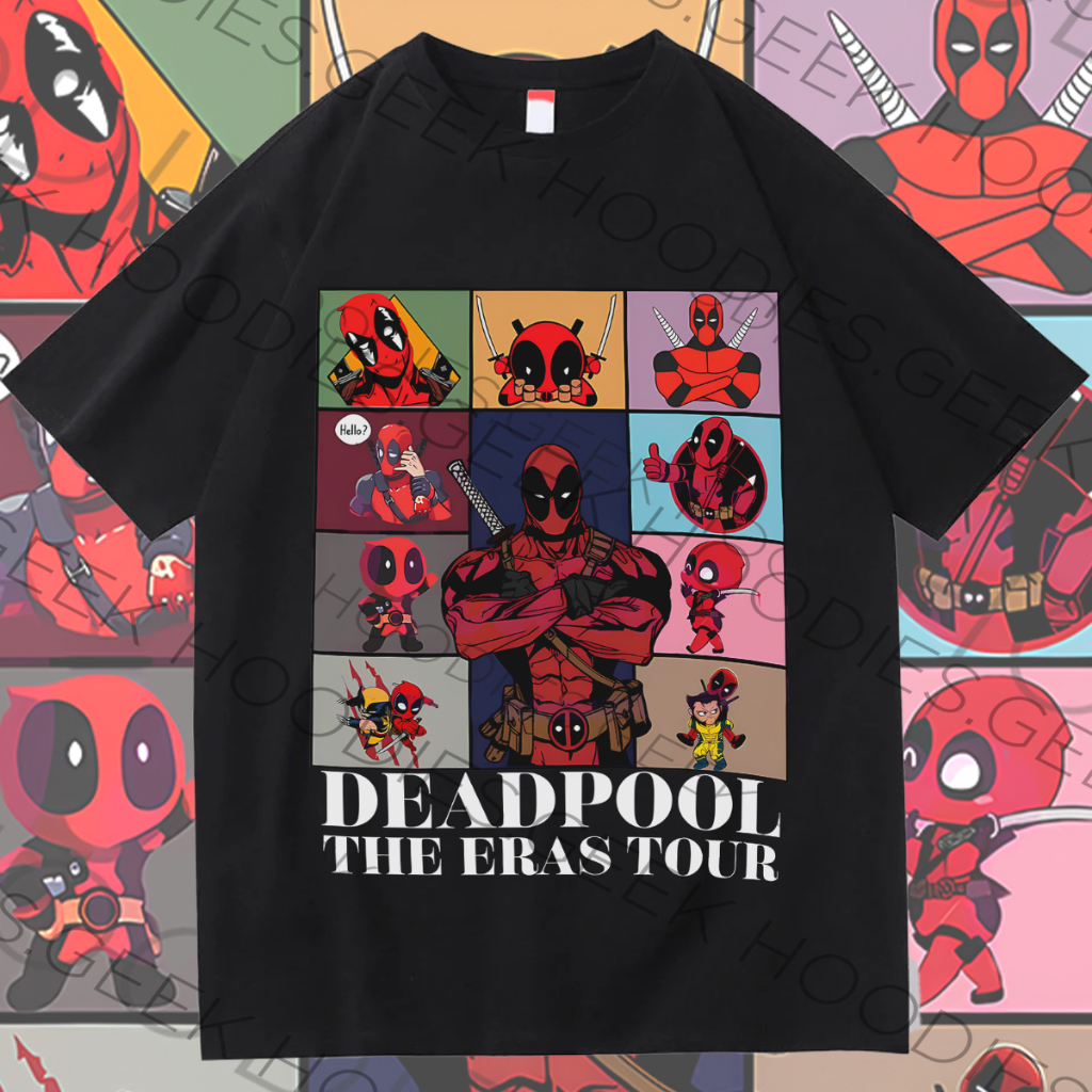 Camiseta Basica Algodao Deadpool Wolverine The Eras Tour Filme Unissex ...