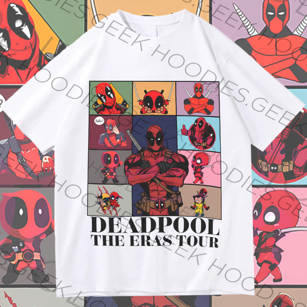 Camiseta Basica Algodao Deadpool Wolverine The Eras Tour Filme Unissex ...