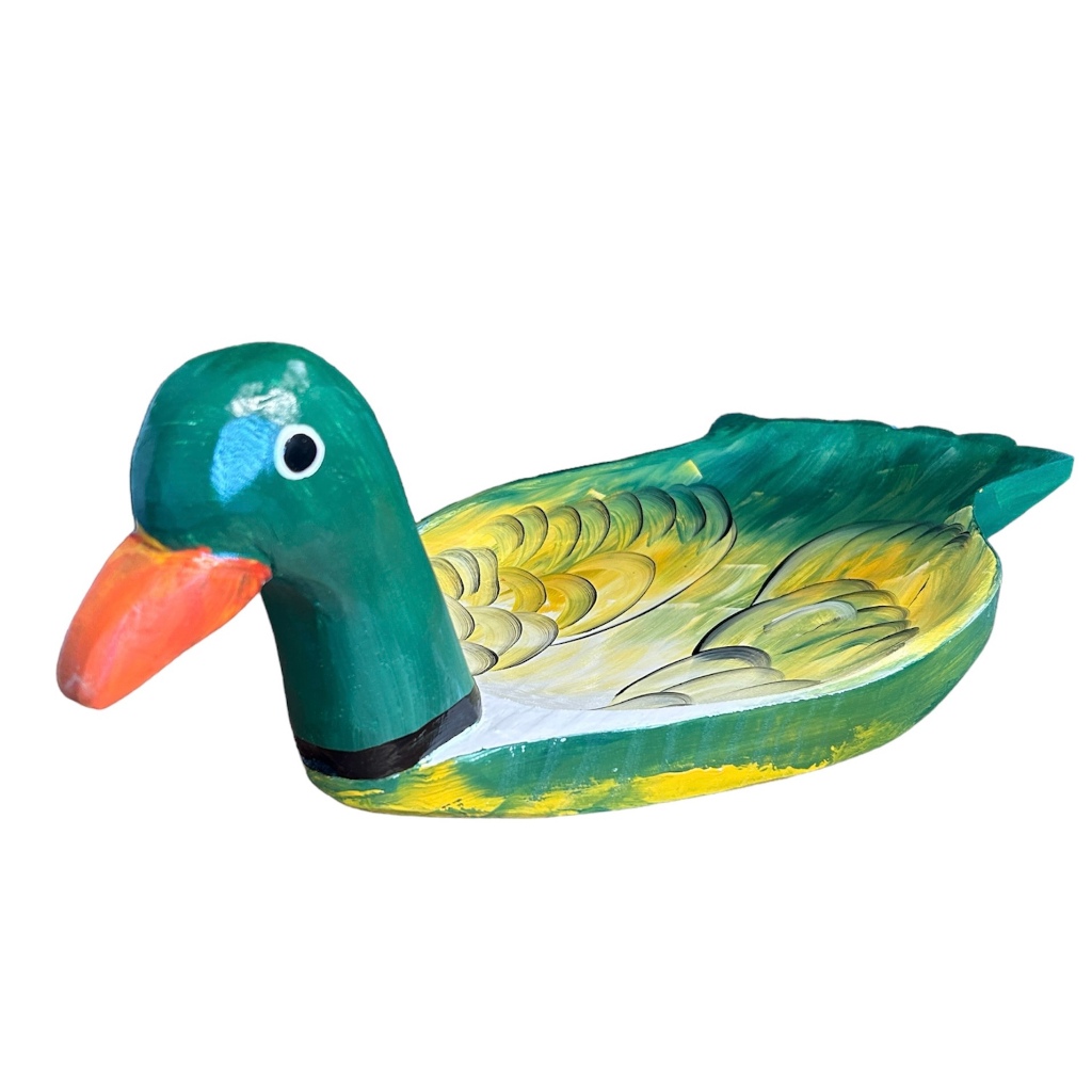 Gamela de Pato em Madeira | Shopee Brasil