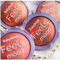 Ruby Rose - Novo Marble Blush Feels Mood | Shopee Brasil