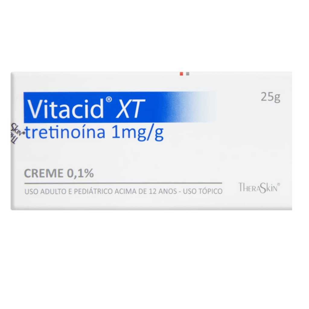 Pomada Vitacid Creme XT 1mg tratamento Melasma | Shopee Brasil