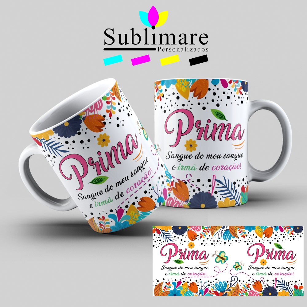 Caneca personalizada Prima / presente | Shopee Brasil