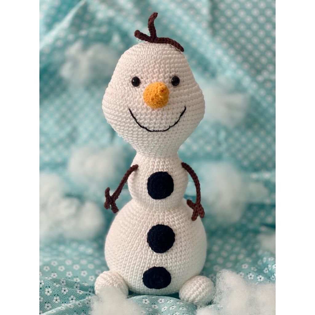 Olaf em Amigurumi | Shopee Brasil