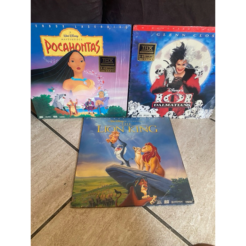 ld laser disc lote com 3 desenhos infantil rei leão | Shopee Brasil