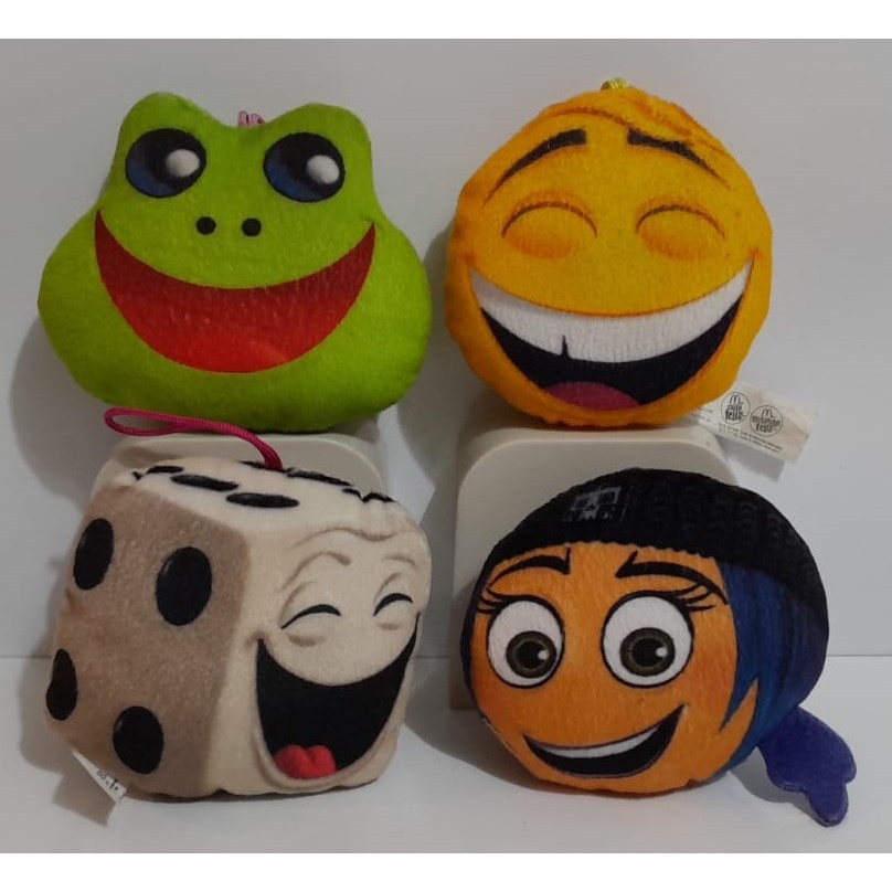 Bonecos em Pelúcia Dupla Face da Coleção Emoji - O Filme - McDonald's ...