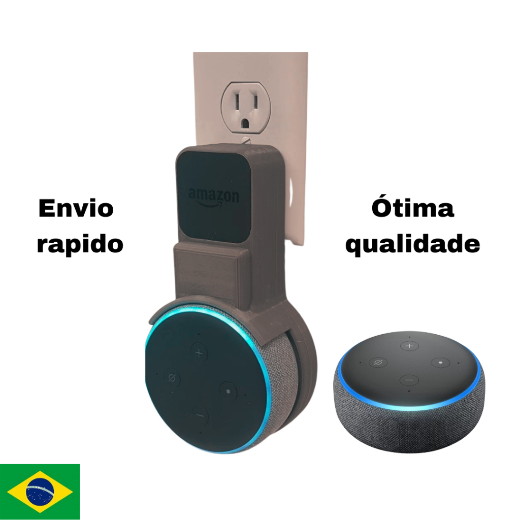 Suporte de Tomada para alexa Echo Dot 3 Suporte Para Alexa dot3 Amazon ...