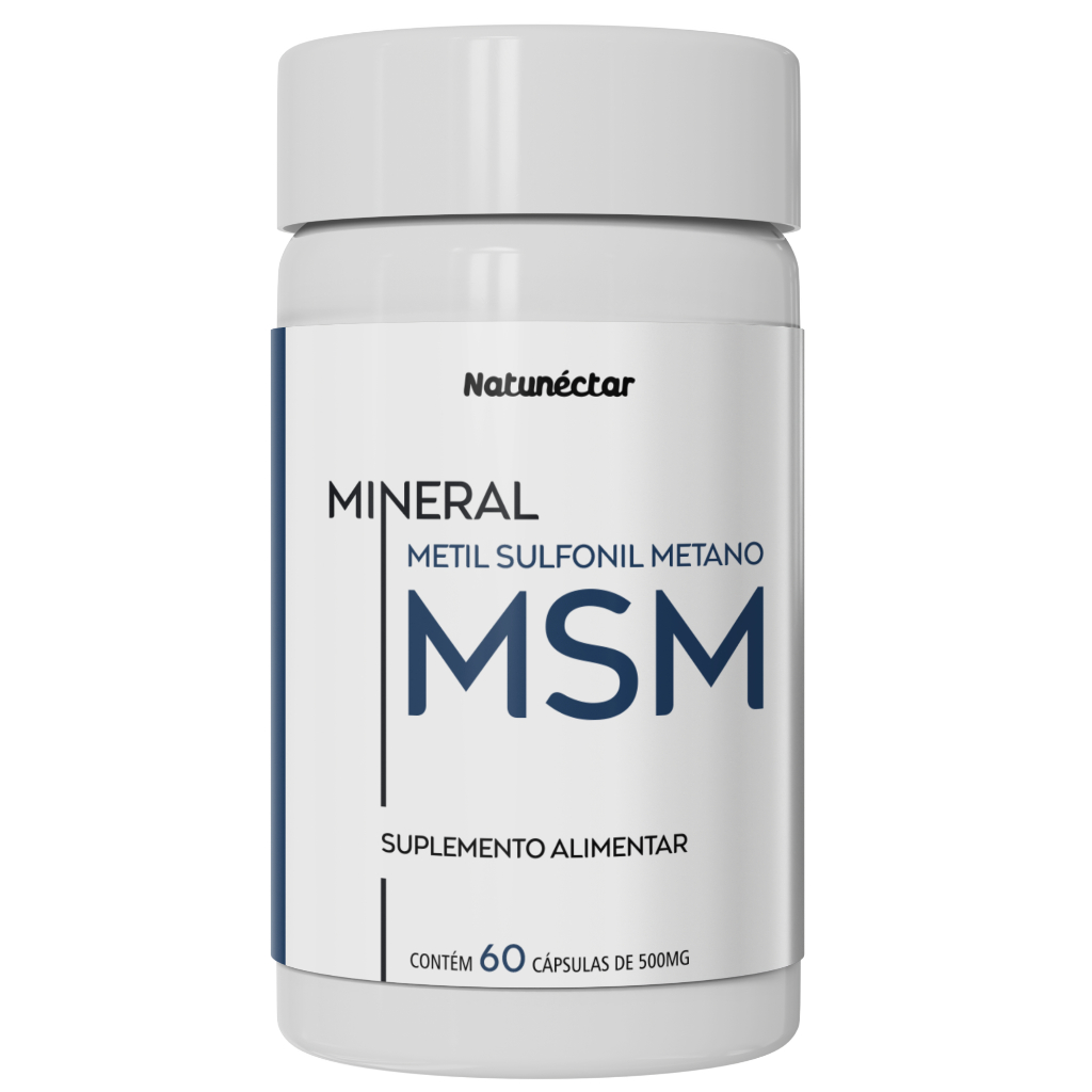 MSM Metil Sulfonil Metano 60 Cápsulas Enxofre Orgânico | Shopee Brasil