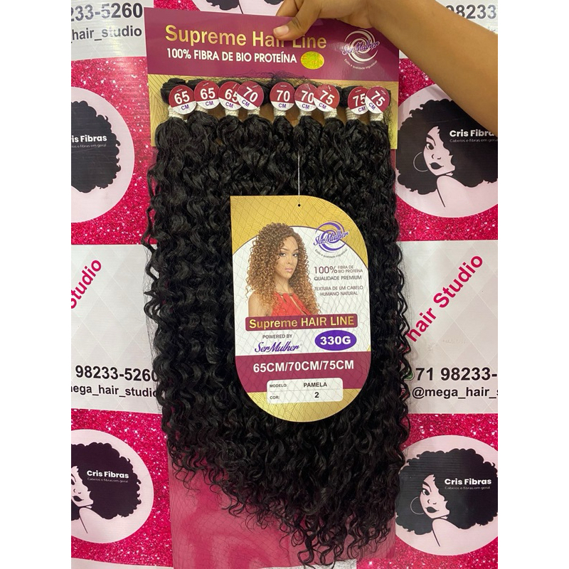 Cabelo Bio Fibra PAMELA 330g - Fibra Bio Proteína Ser mulher | Shopee ...