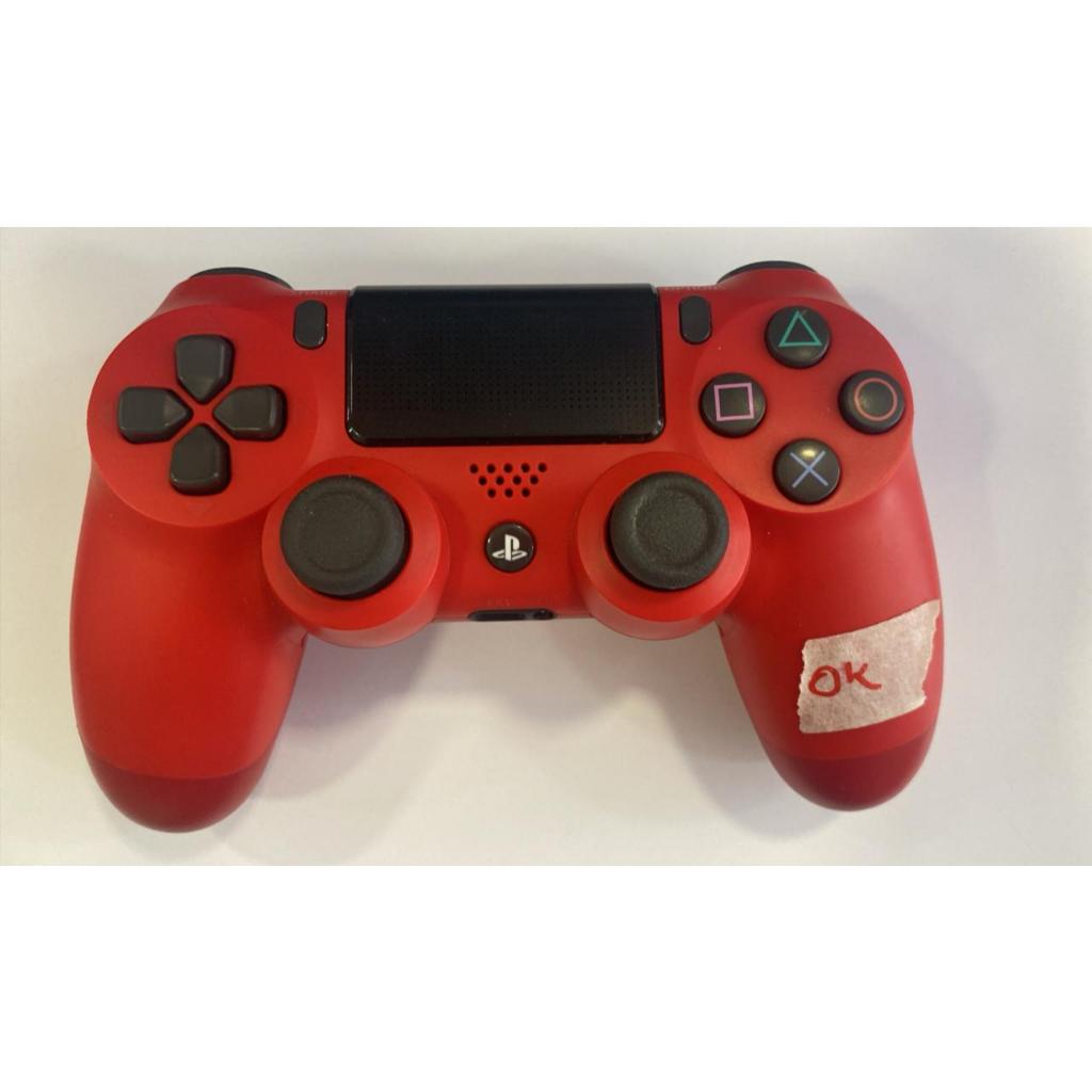 CONTROLE PS4 ORIGINAL VERMELHO SEMI-NOVO SONY DUALSHOCK 4 SEM FIO ...