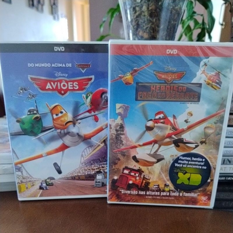 DVD Aviões 1 e 2. - Disney. ORIGINAIS e novos. | Shopee Brasil