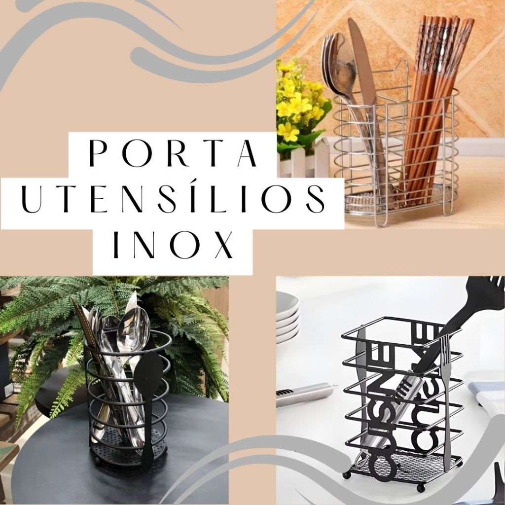 Porta Talheres Inox Porta Talheres Portáti Porta Talheres Vertical ...