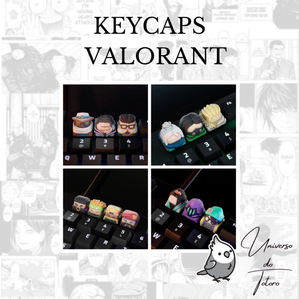 Keycaps Valorant | Shopee Brasil
