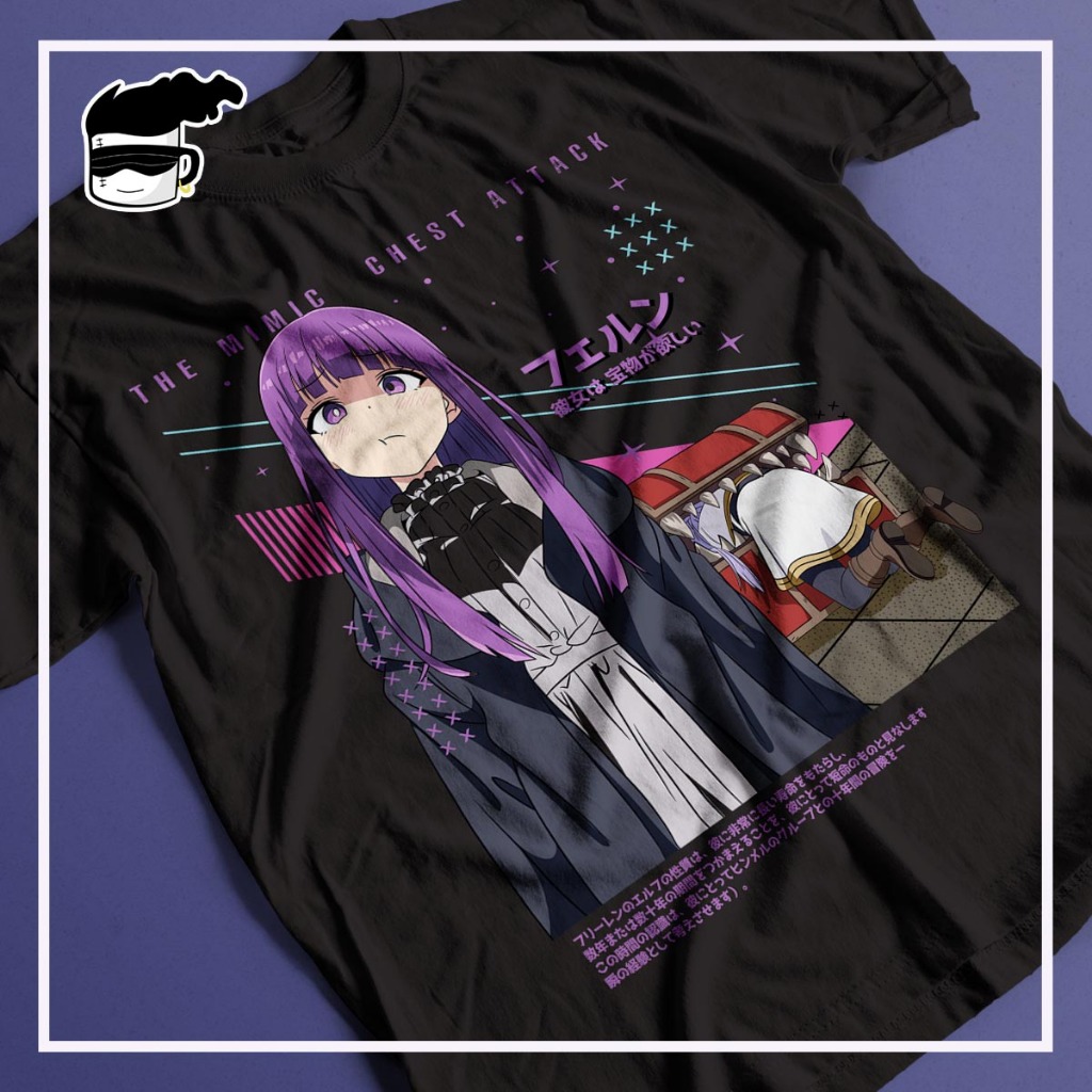 Camiseta Fern Frieren Mimic Unissex Camisa Anime 100% Algodão - Faz a Boa!