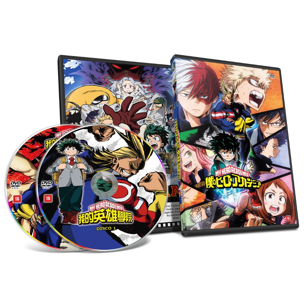 Dvd Boku No Hero My Hero Academia 1 2 3 4 5 Leg + 3 Filmes | Shopee Brasil