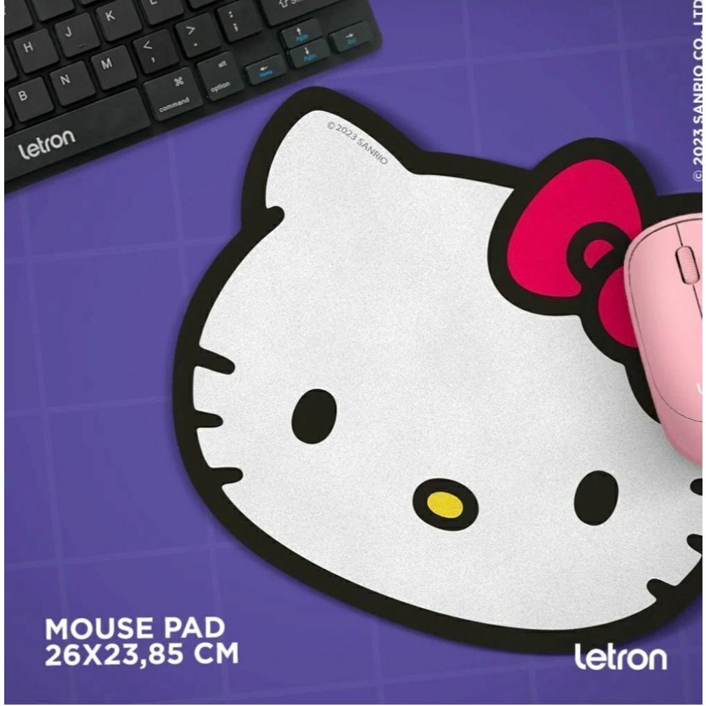 Mouse Pad Hello Kitty Emborrachado Sanrio- Unidade | Shopee Brasil