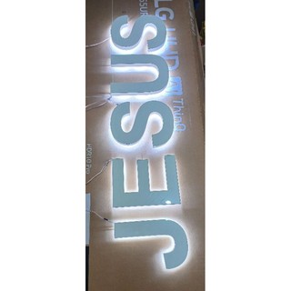 Letra caixa para fachada, com led, letra em pvc expandido 20mm com led ...