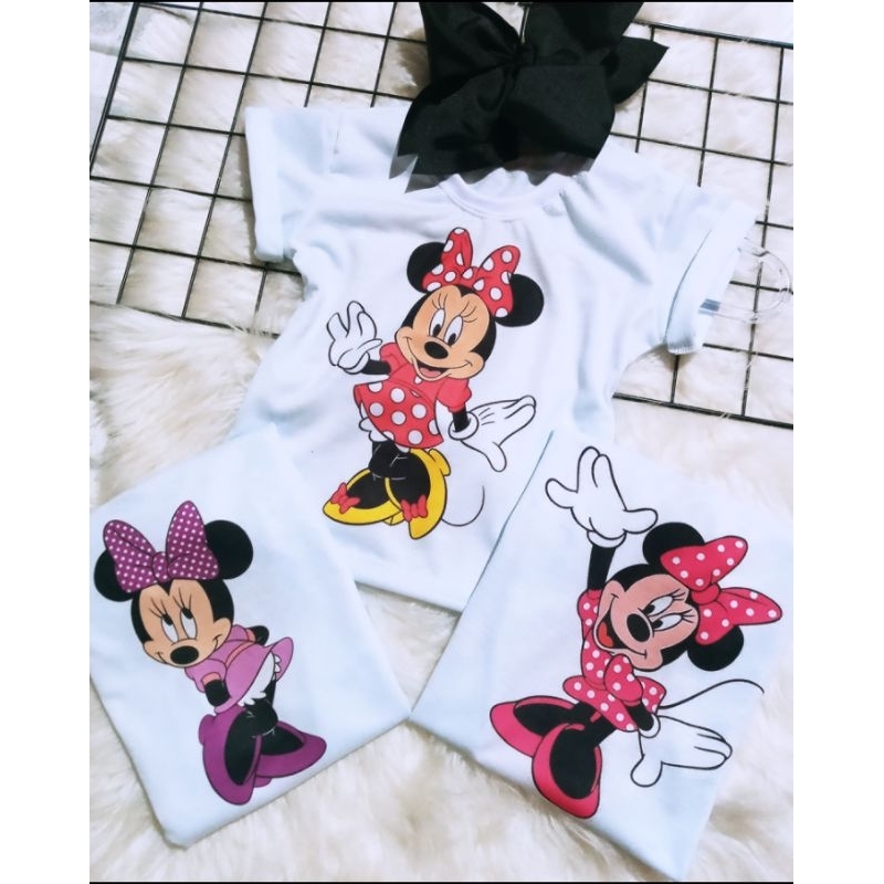 KIT DE 3 CAMISETAS MINEI | Shopee Brasil
