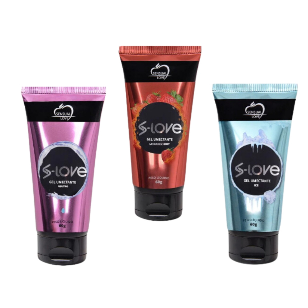 KIT 3 S-Love Lubrificante Íntimo Hot 60G Sensual Love | Shopee Brasil