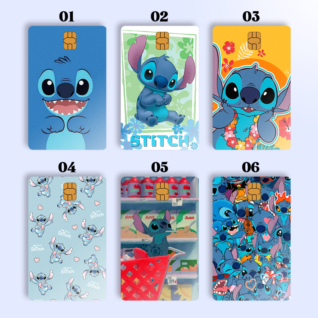 Adesivo para Cartão de Crédito - Lilo & Stitch | Shopee Brasil
