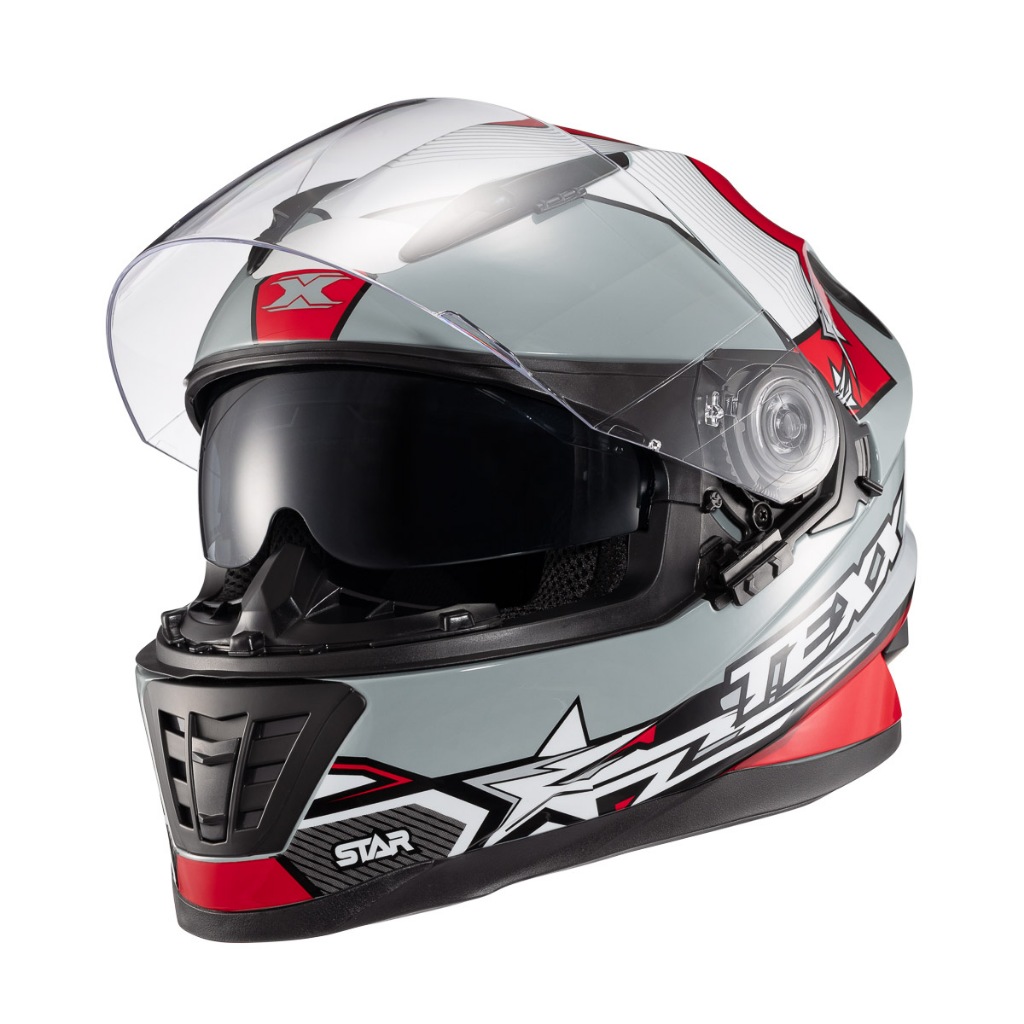 Capacete Original Texx Wing Superstar Cinza Com Óculos Solar | Shopee ...
