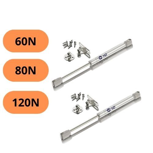2 Und - Pistão Amortecedor A Gás40n, 60n, 80n, 100n/120n Porta Armário Abrir Para Cima | Shopee ...
