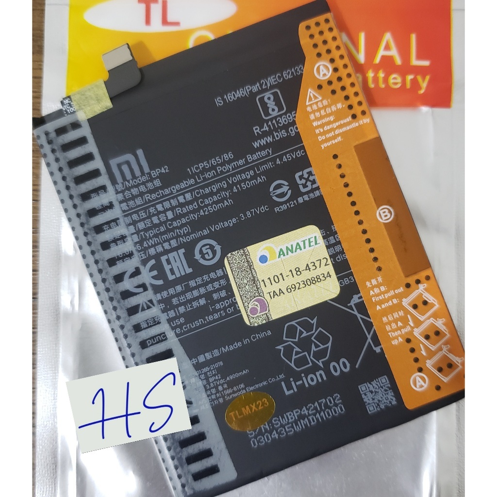 Bateria BP42 Xiaomi Mi 11 Lite | Shopee Brasil