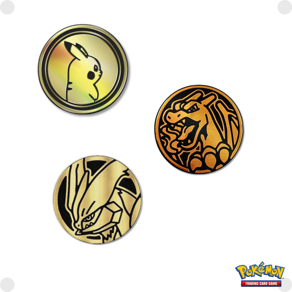 Moedas Coins Pokémon Oficial TCG - Produto Original - Escorrega o Preço